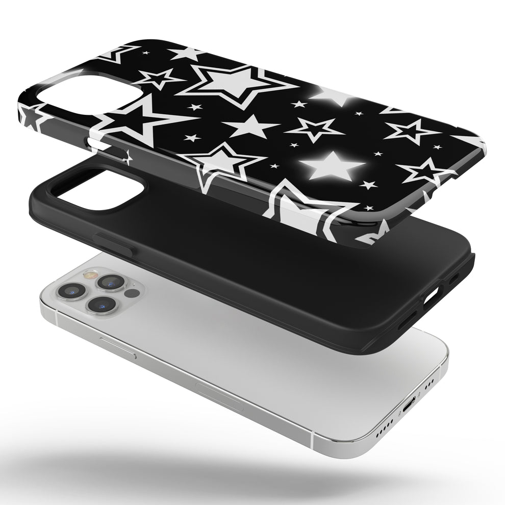 Black Stardust iPhone Case – Stella Cases